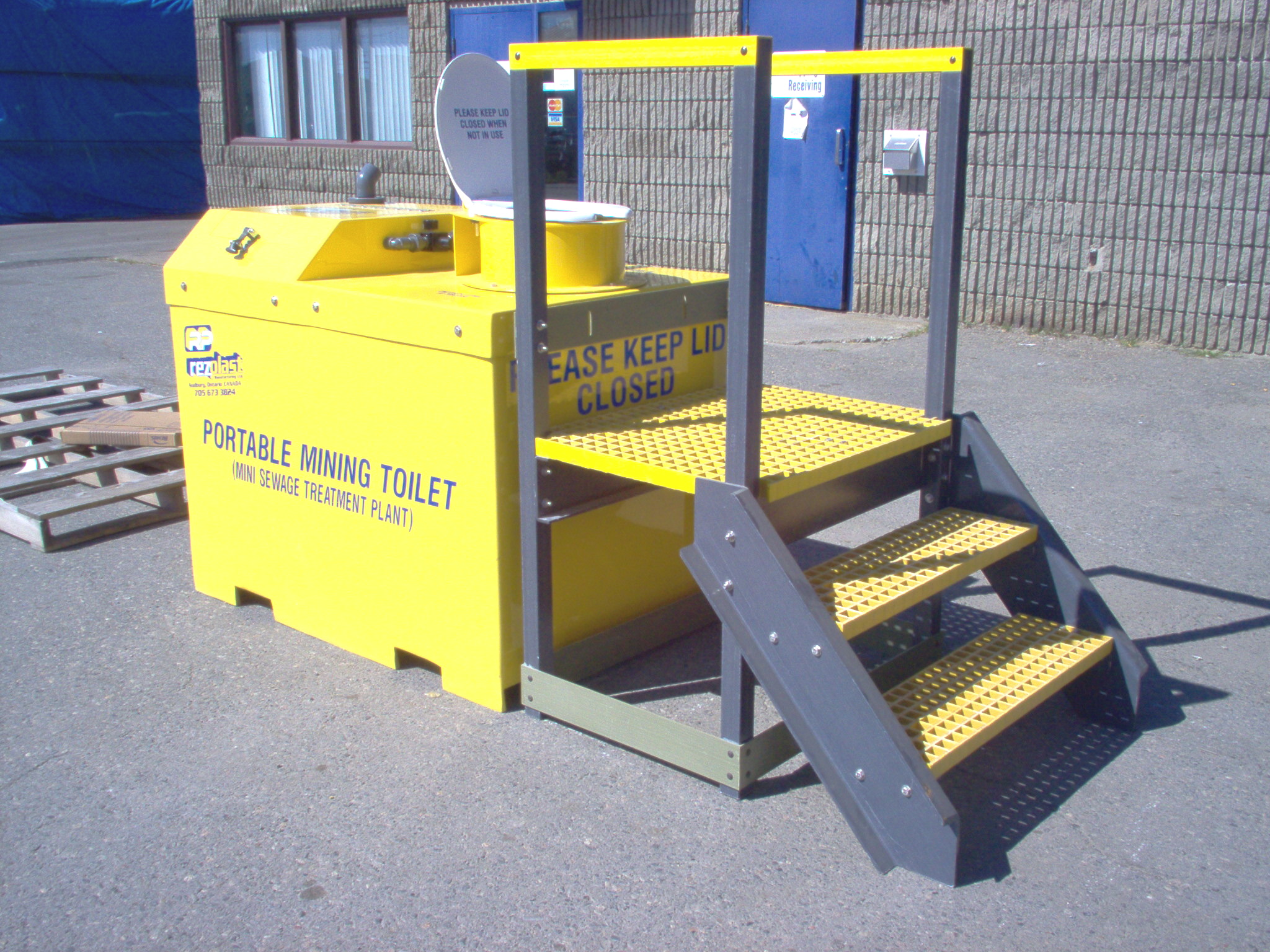 The Portable Mining Toilet